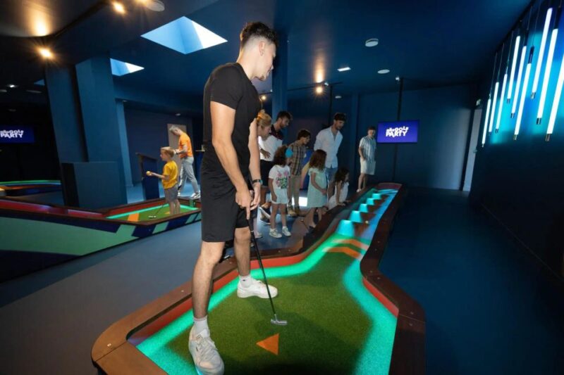 Part of Mini Golf in Deauville Indoors and Connected - Unique Aspects of the Dama Deauville Mini Golf
