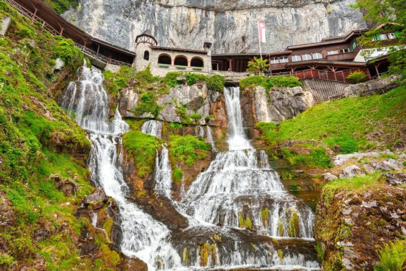 From Interlaken: Beatus Caves, Blue Lake and Lake Thun Tour - Exploring the Beatus Caves