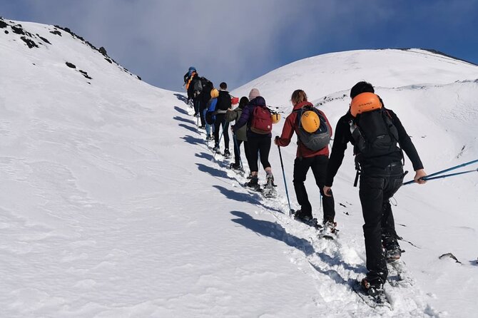 Hike Near the Summit Craters up to the Maximum Safe Altitude Currently Foreseen - During the Hike