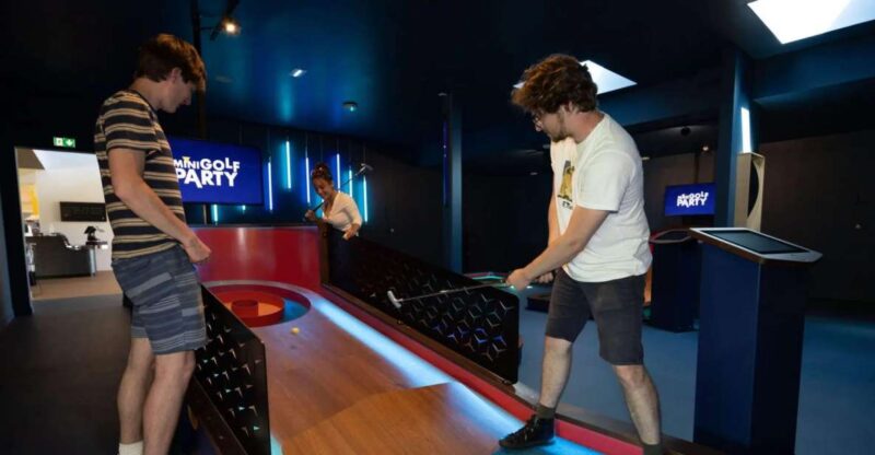 Part of Mini Golf in Deauville Indoors and Connected - Suitability for Different Age Groups