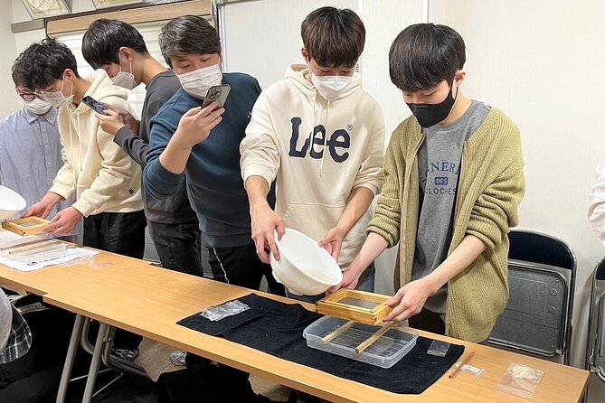 Private Workshop of Handmade Traditional Japanese Paper in Tokyo - Booking and Cancellation Policy