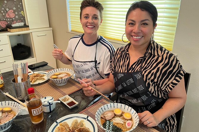 Tokyo Small-Group Ramen, Gyoza & Matcha Class With a Pro Chef　　　　 - Mastering the Art of Gyoza Making