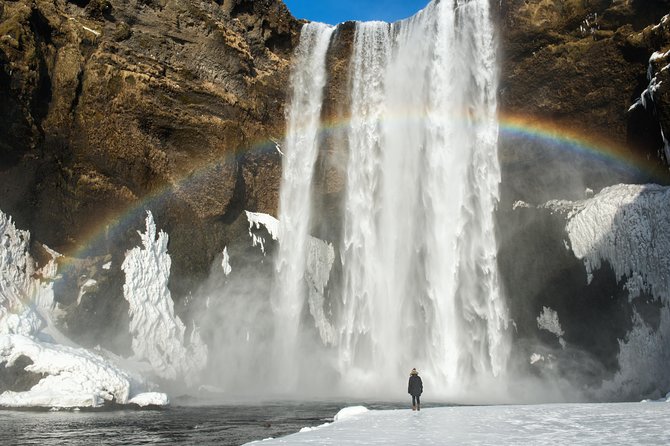 Winter South Coast Day Tour by Minibus From Reykjavik - Discovering Skogafoss Waterfall