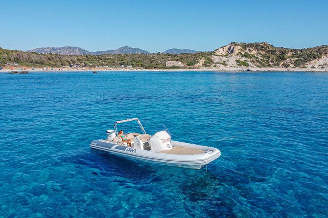 Cagliari Boat Tour by Maxi Rib - Wine and Snorkeling - Enjoying Wine and Snorkeling
