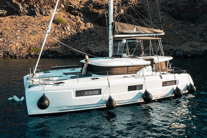 Majestic Catamaran Caldera Cruise With Snacks, Meal & Drinks - Since You Asked