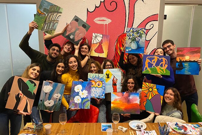 Paint & Wine Experience in Piazza Navona - Capturing the Essence of Rome