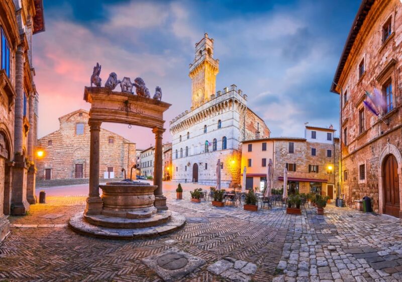 Rome: Tuscany & Montepulciano Day Trip With Lunch & Wines - Guided Tour of Montepulciano