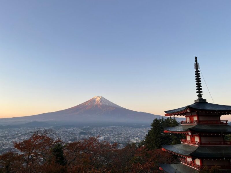 Tokyo: Mt Fuji Area Guided Tour With Traditional Lunch - Discovering Arakura Fuji Sengen Shrine