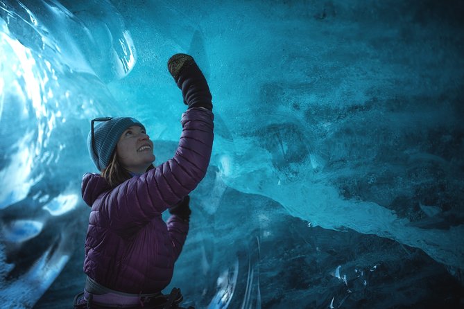 Glacier and Ice Cave Private Photoshoot - 15 Shot Photo Package - Embracing the Ice Wonderland