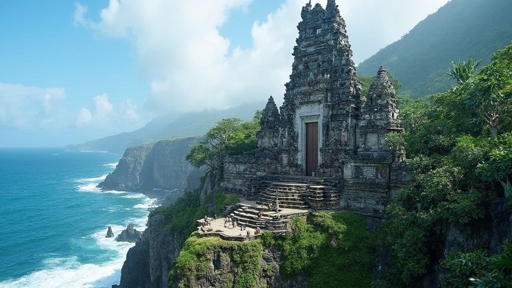 breathtaking coastal temple views