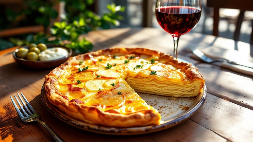 classic spanish potato omelet