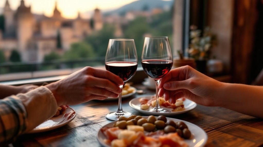 complimentary tapas with drinks