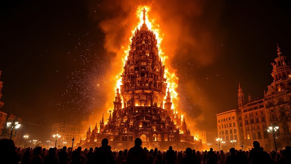 festival finale fire spectacle