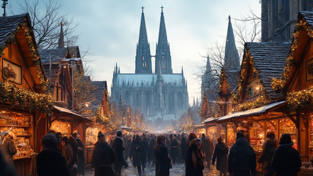 festive holiday market experience