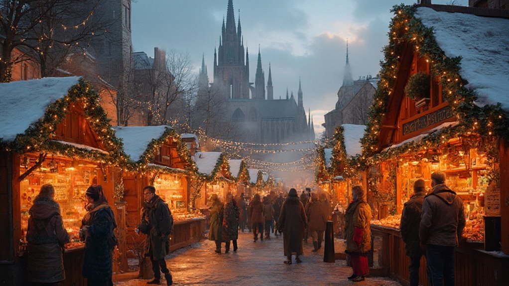 festive holiday shopping experience