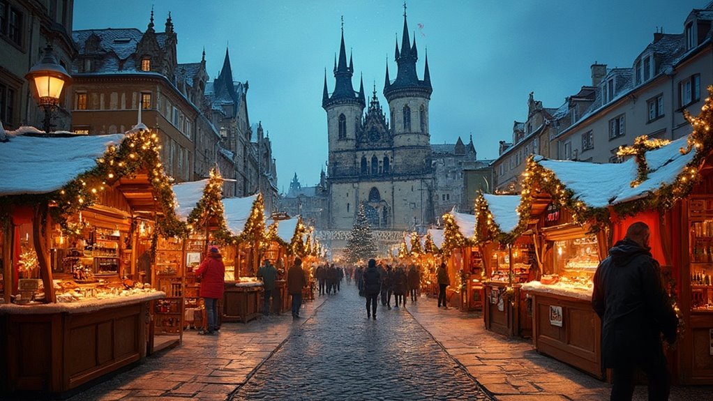 festive holiday shopping experience