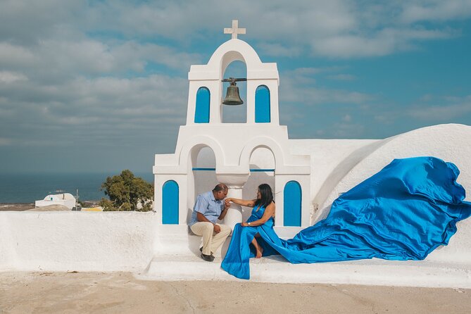Flying Dress Photoshoot Santorini - Discovering the Allure of Santorini