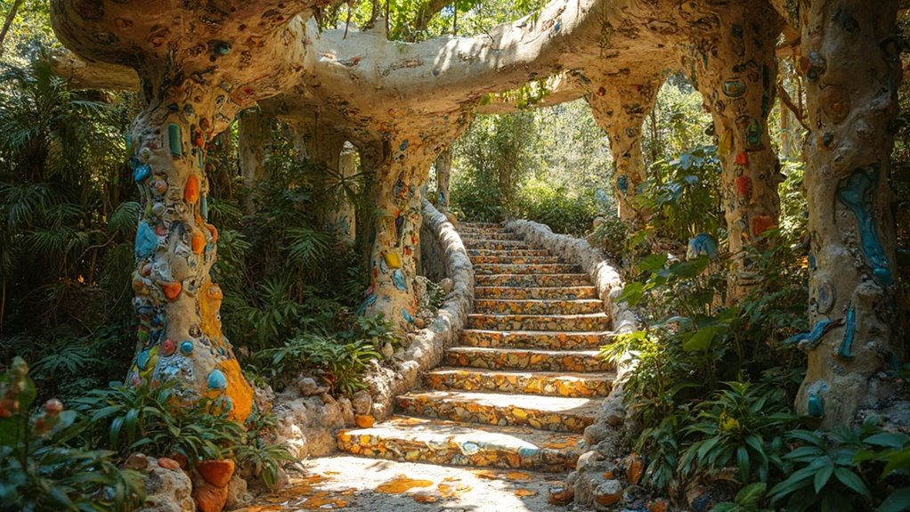 gaud inspired hidden garden treasure