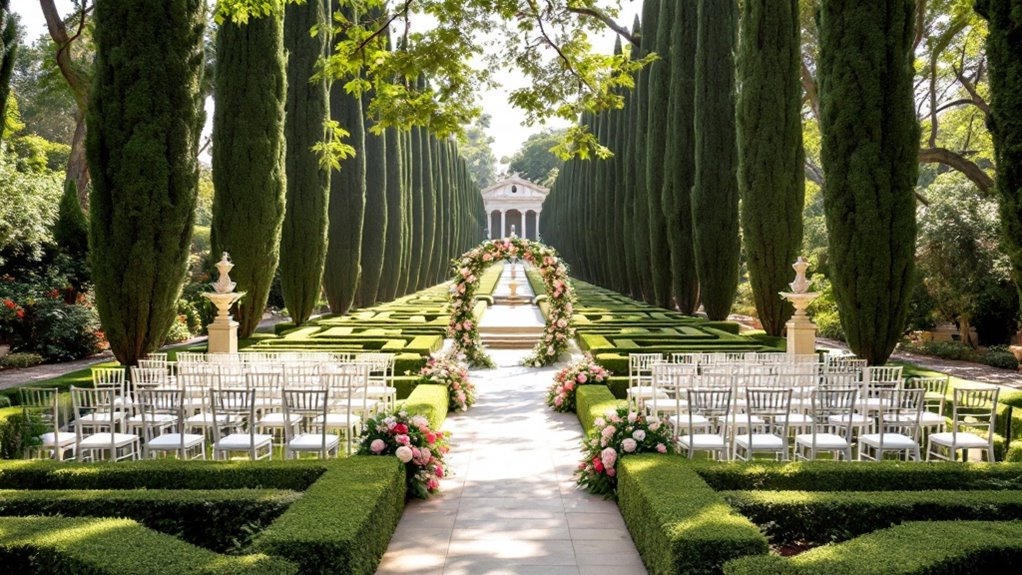 geometric wedding backdrop designs