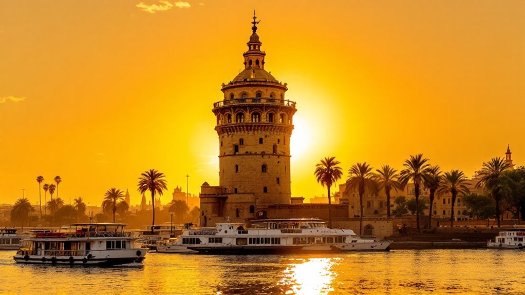 golden tower with history