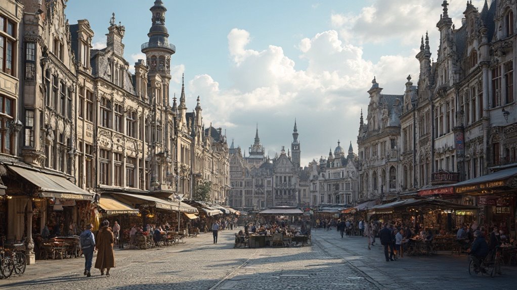 historic central square brussels