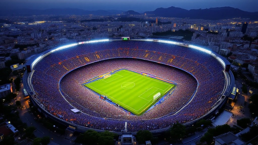 large stadium seating capacity
