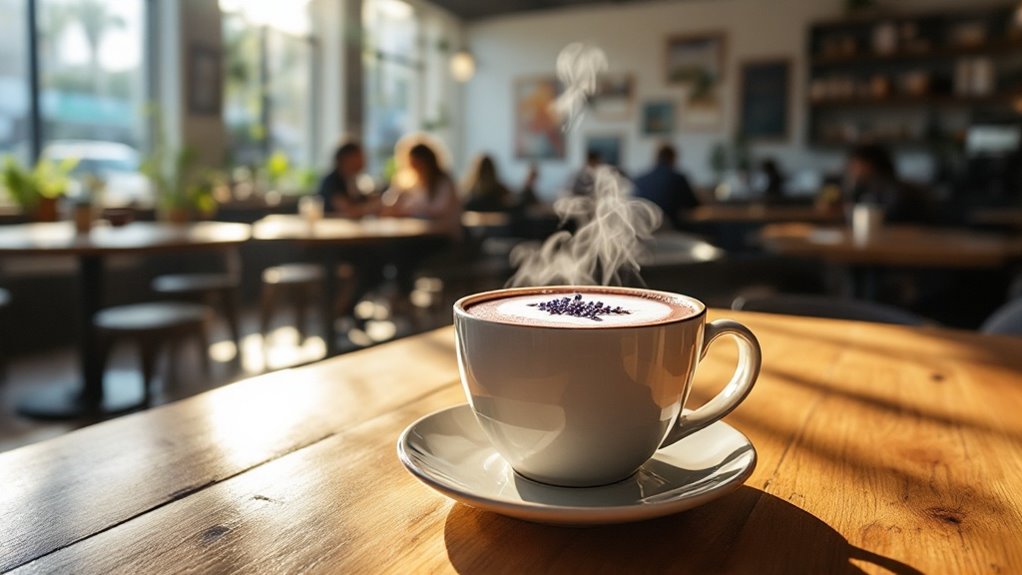 lavender infused hot chocolate