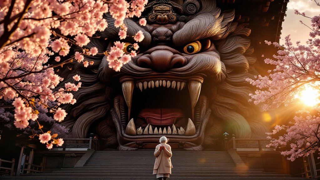 lion headed temple of fortune