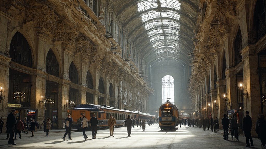 majestic railway station architecture