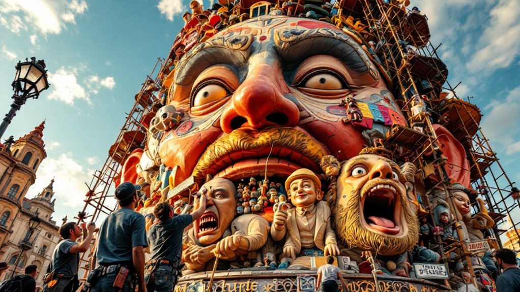 massive sculptures creation process