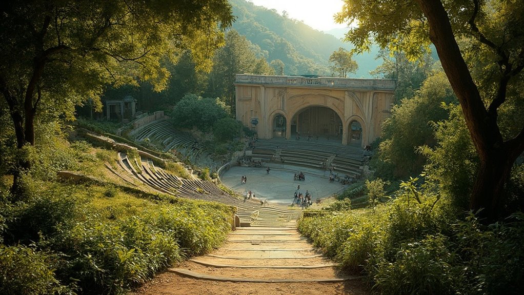 outdoor performance venue garden