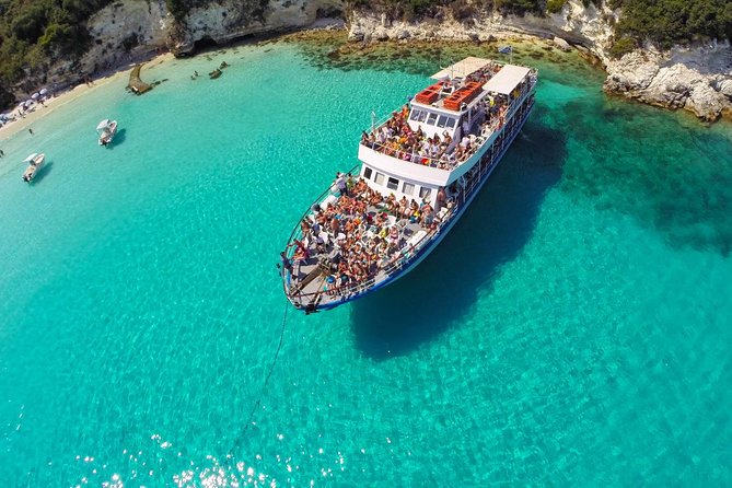 Paxos Antipaxos Blue Caves Day Tour From Corfu - Key Points