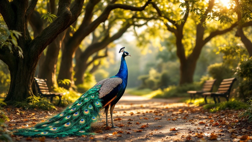 peacocks roam cristina enea
