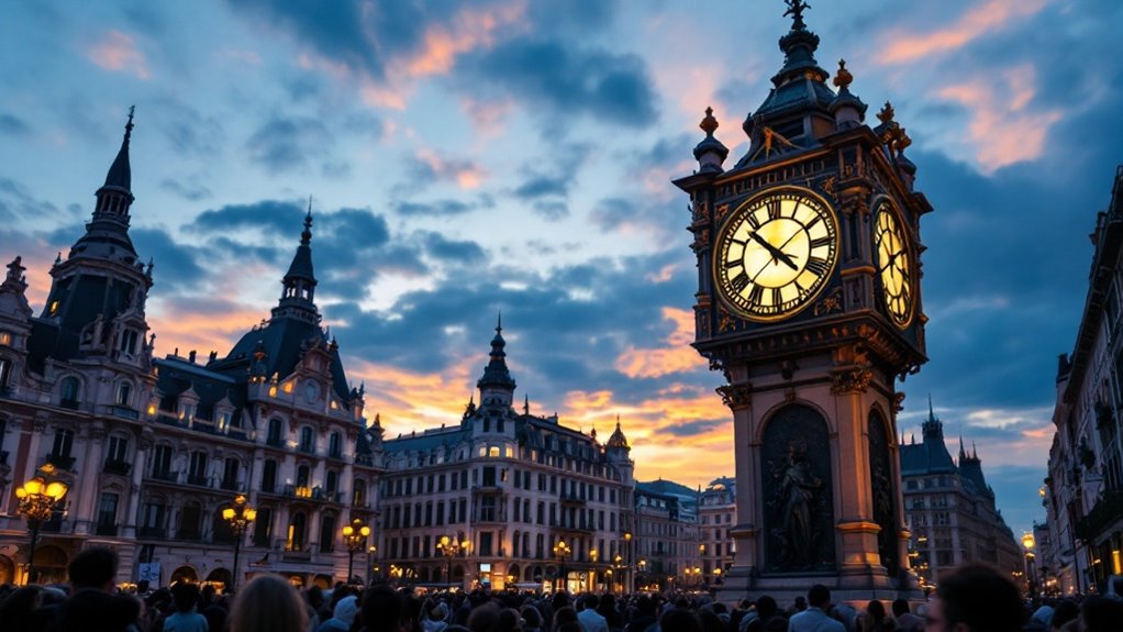 puerta del sol clock secrets