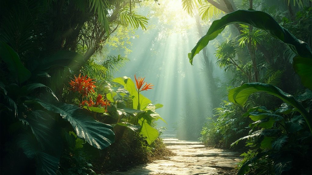 rainforest trails at gardens