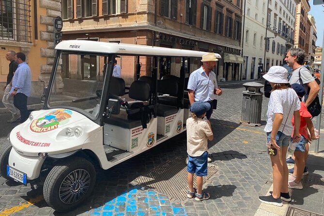 Rome in Golf Cart: 3 Hours Private Tour With Gelato and Pickup - Key Points