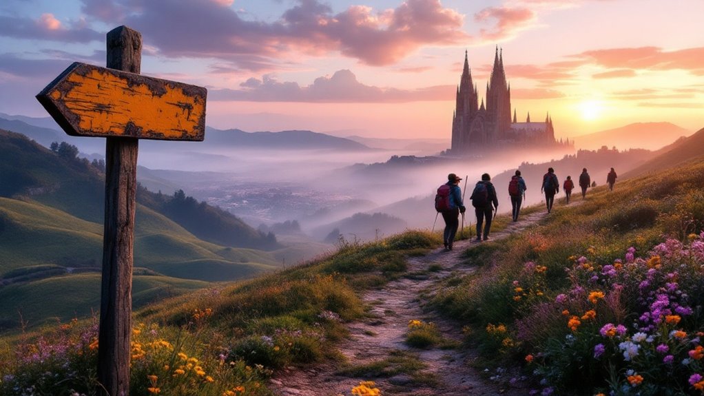 santiago pilgrimage draws crowds
