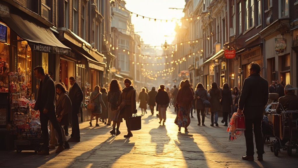 shopping on kalverstraat avenue