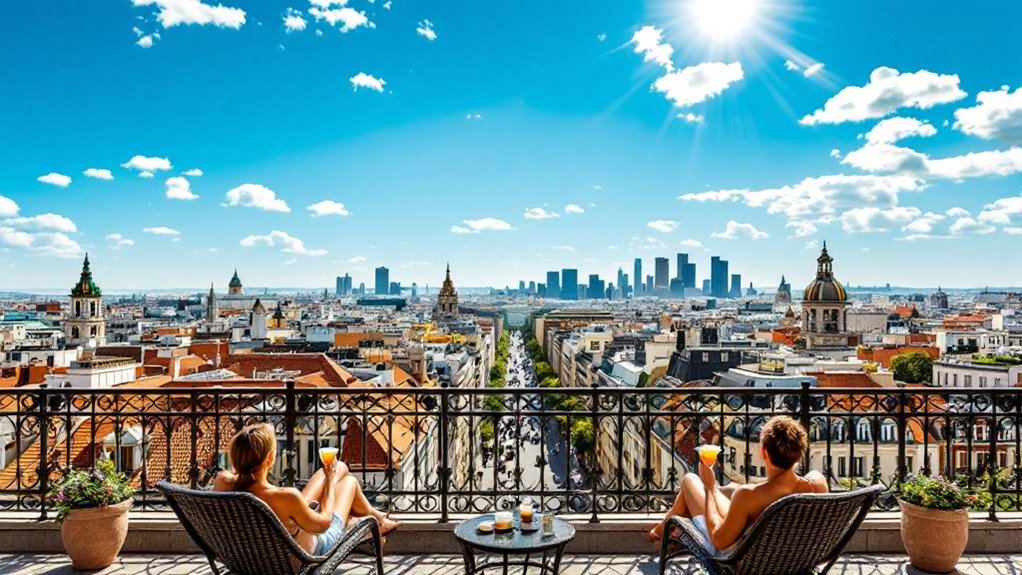 stunning rooftop panoramic views