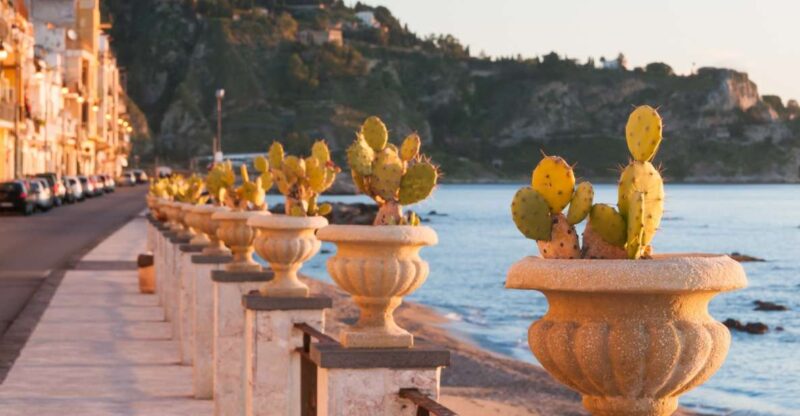 Taormina, Isola Bella, and Castelmola From Catania - Key Points