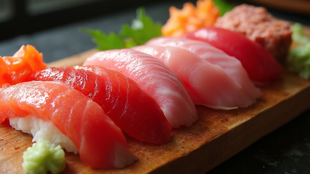 types of tuna sushi