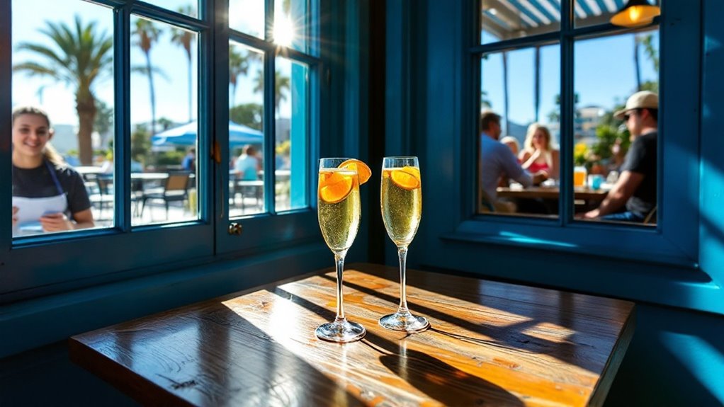 unlimited mimosas at blue daisy