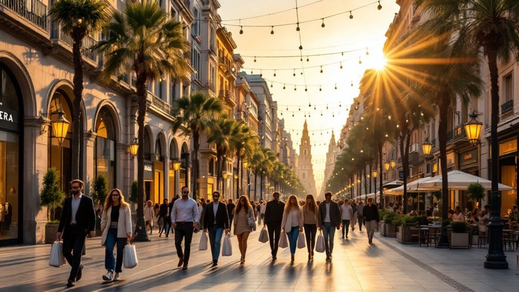 valencia s primary shopping street
