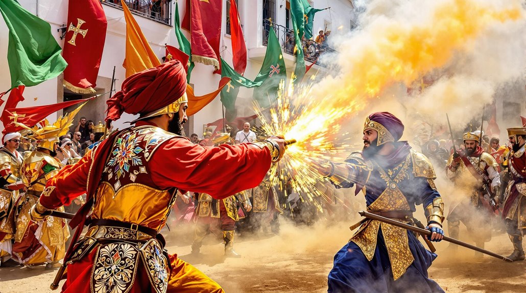 vibrant cultural reenactment celebration