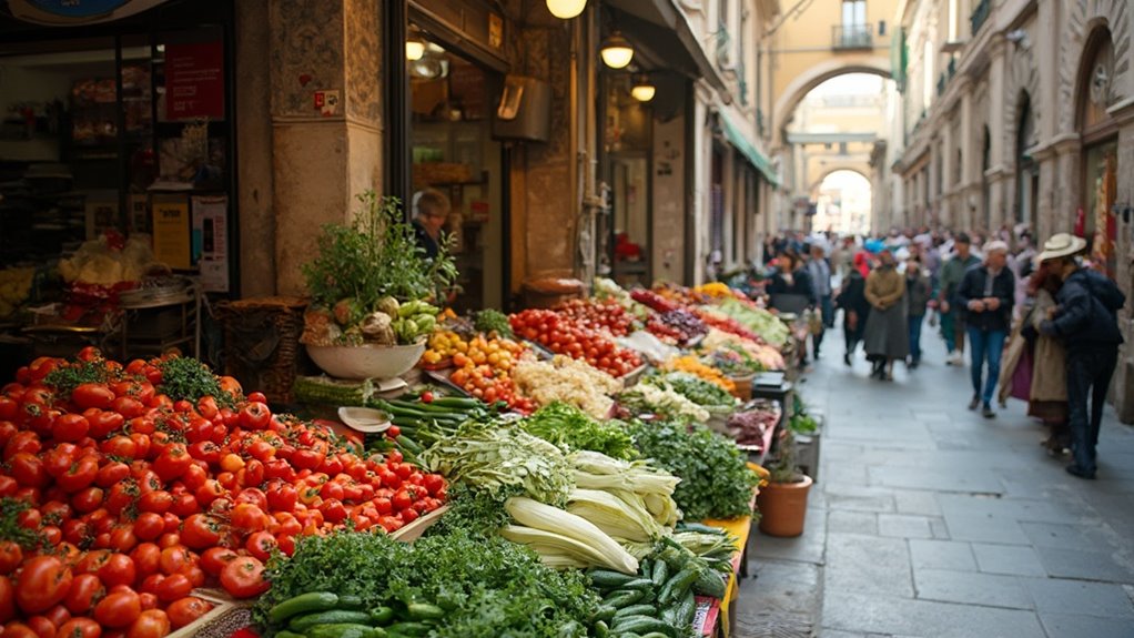 vibrant street market experience