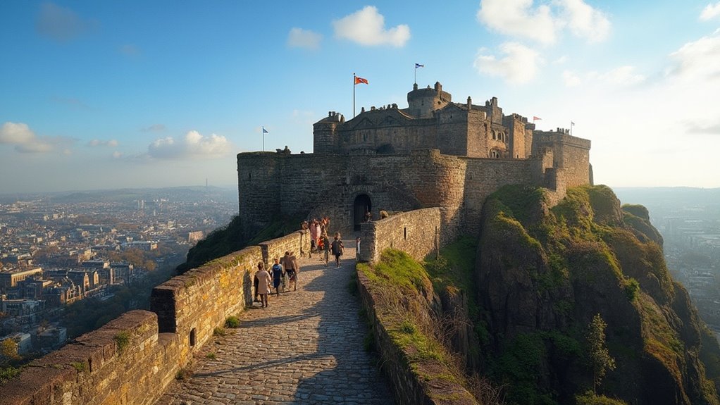 visit historic edinburgh fortress