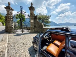 Lake Como: Classic Fiat 500 Car Rental 4h/8h/24h + Delivery