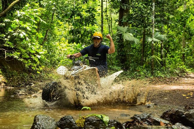 5 Hour Off-Road ATV+ Zipline+ Waterfall Rappelling+ Tractor Jungle Tour - Exploring the Park at Ocean Ranch