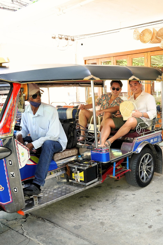Bangkok: Cooking Class + Tuk Tuk Ride + Market Tour - Hands-On Cooking: Four Iconic Thai Dishes