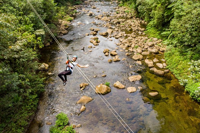 Braulio Carrillo 6 in 1 Full Day Pass With Optional Transfer - Zipline Canopy Tour